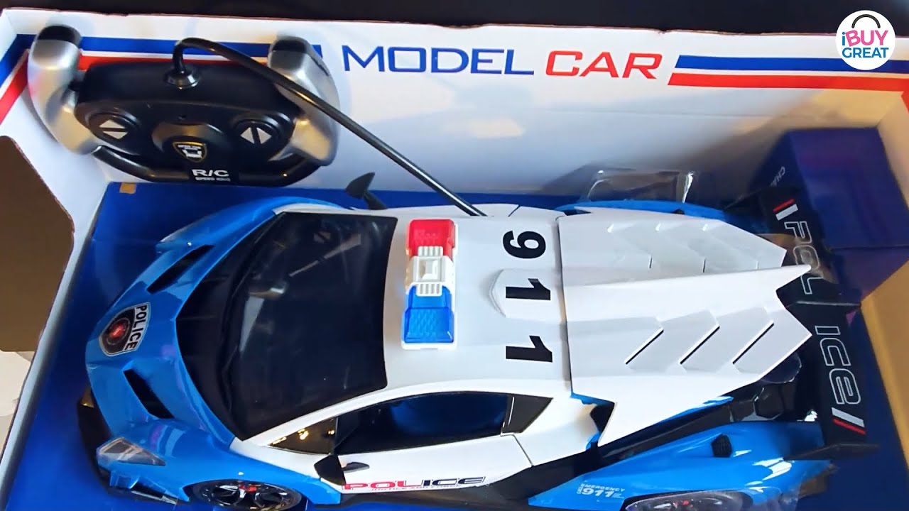 Police Racing Remote Control Car Unboxing - YouTube