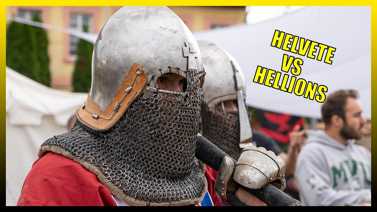 BUHURT MEDIEVAL COMBAT: 5 VS 5 FEMALE HELLIONS VS HELVETE - YouTube