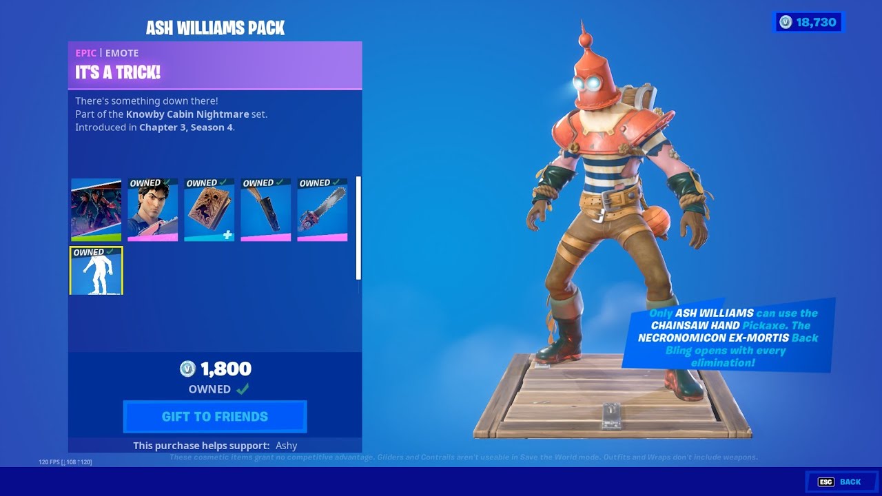 This emote cost 1,800 vbucks! - YouTube