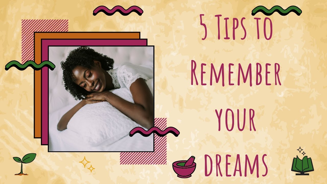 5 Tips to Remember Your Dreams - YouTube