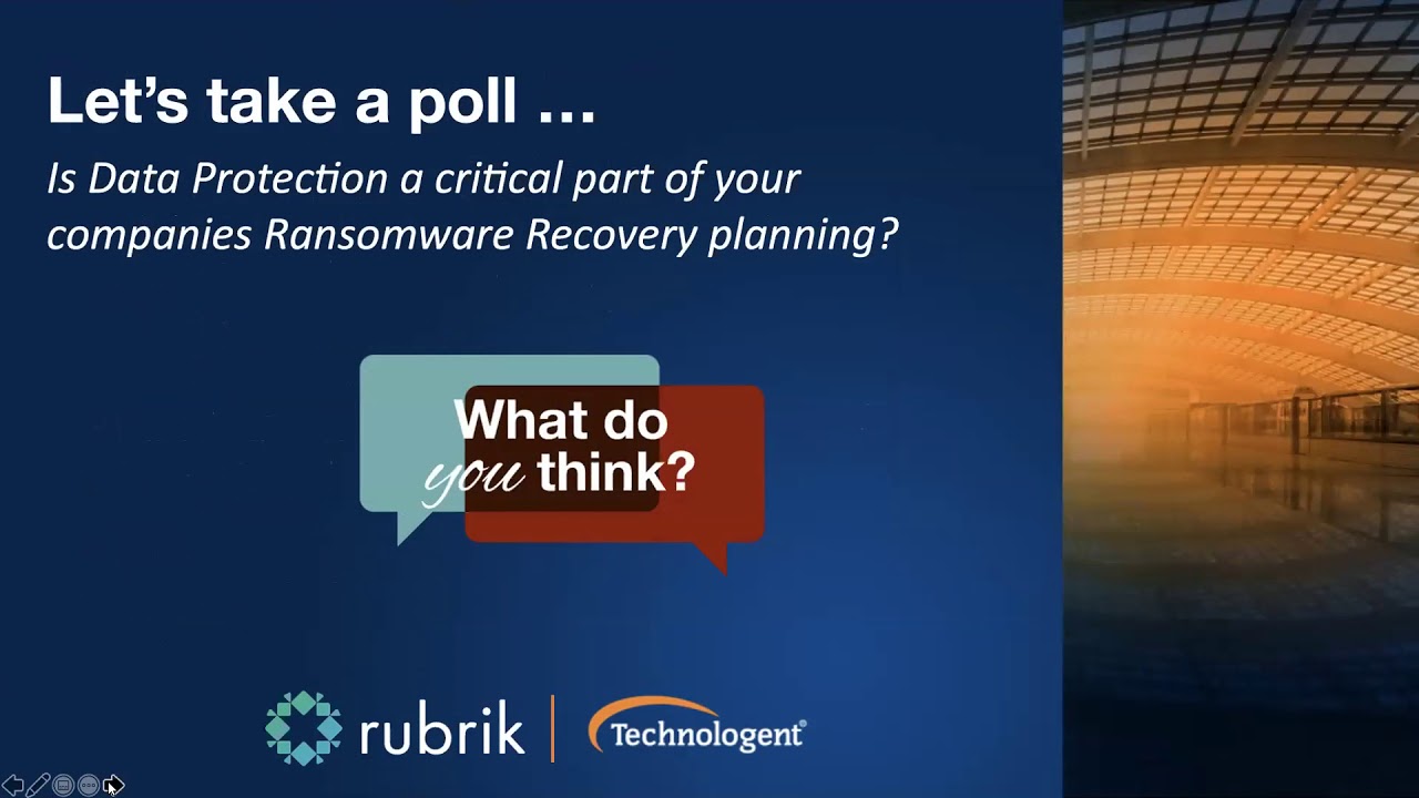 Ransomware Recovery with Rubrik & Technologent - YouTube