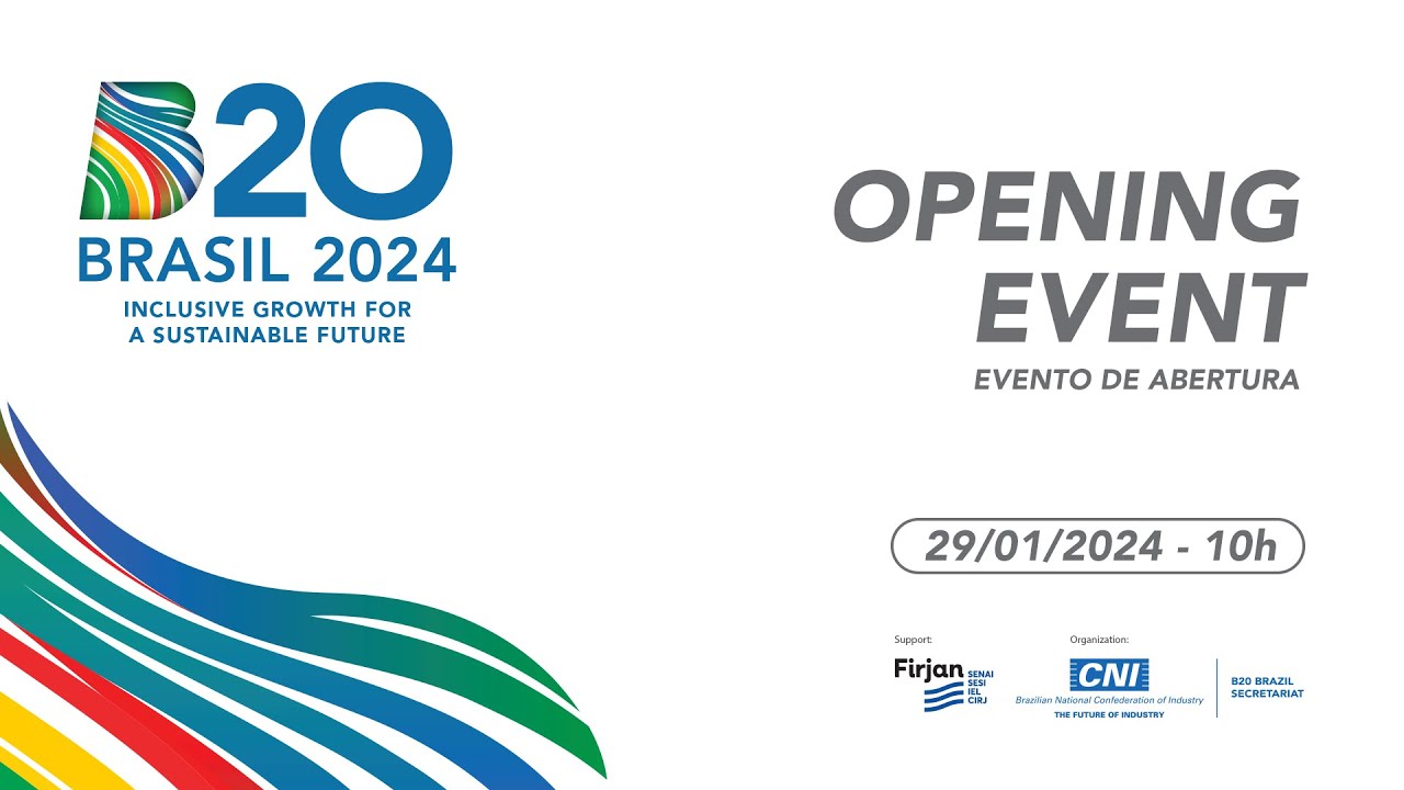 Opening of B20 Brazil - YouTube