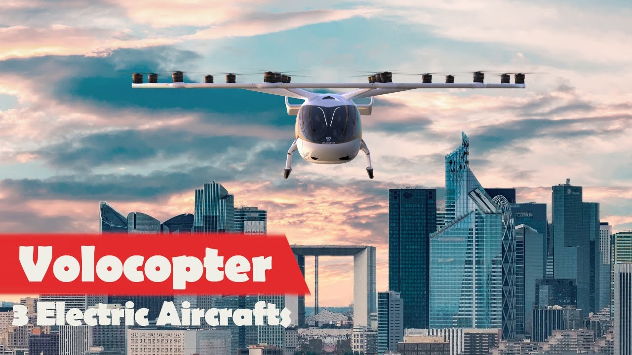 Volocopter. The 3 electric aircraft. - YouTube