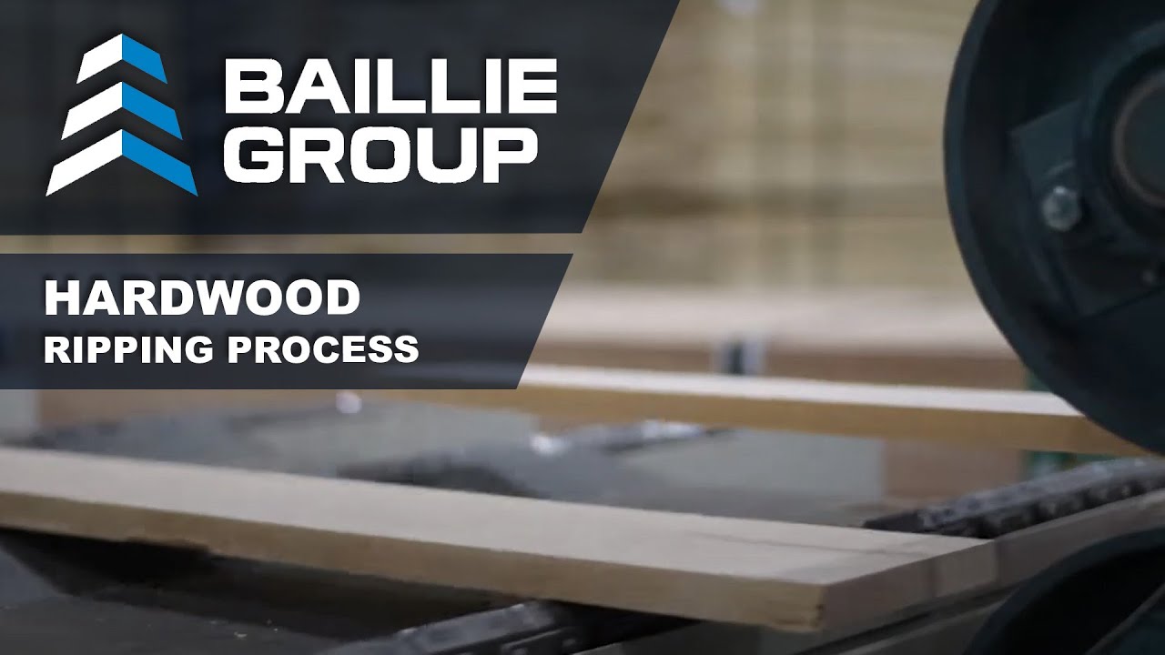 Hardwood Ripping Process - YouTube