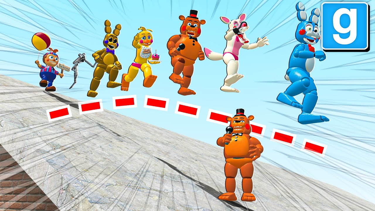 FIVE NIGHTS AT FREDDY'S GMOD: FAZBEAR ULTIMATE PACK TOY ANIMATRONICS ...