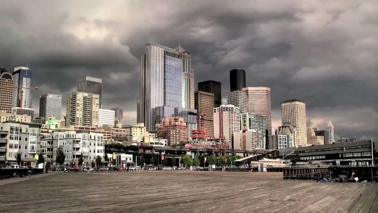 Rain in Seattle (HD) - YouTube