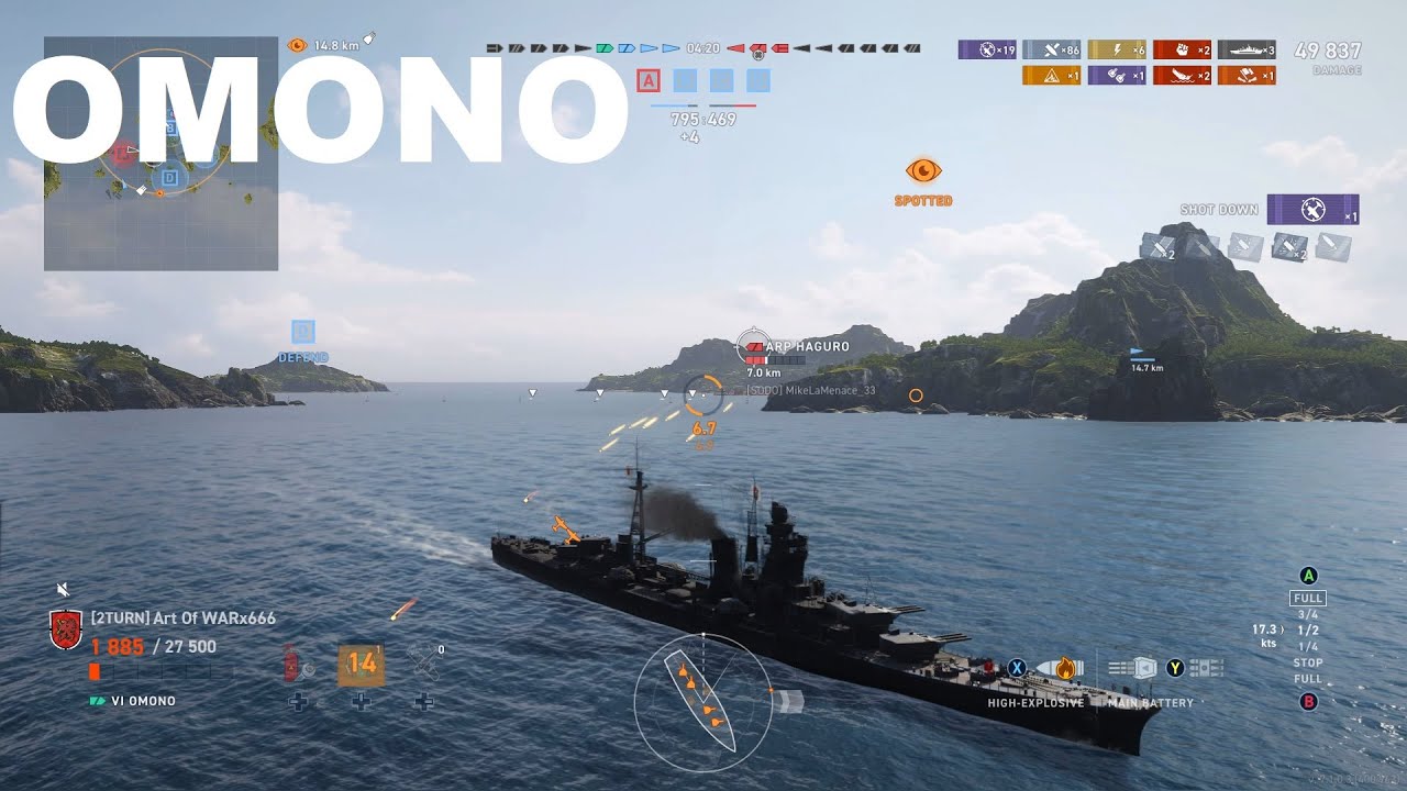 Trying to finish this ship | Omono | World of Warships Legend - YouTube