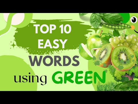 Top 10 Easy Words using GREEN - YouTube