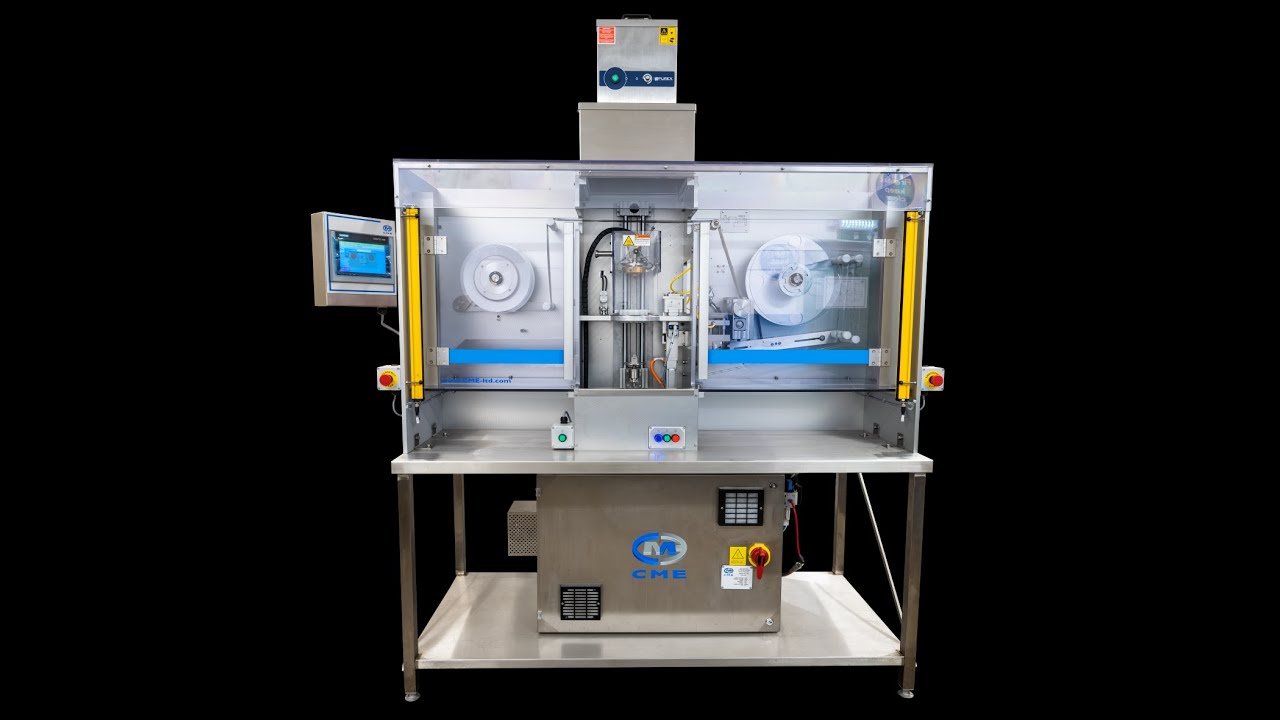 Contact Lens Blister Sealing Machine - YouTube