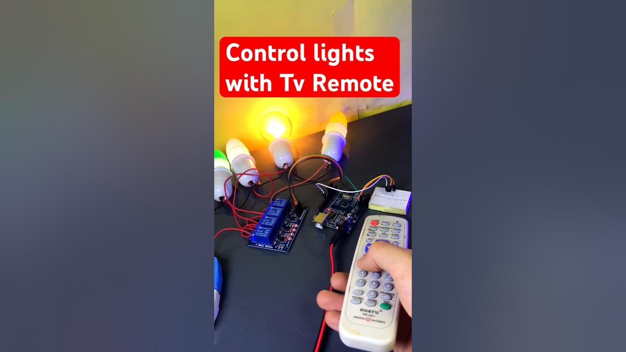 Control Lights with a TV Remote | Easy Arduino Project #arduinounoprojects - YouTube