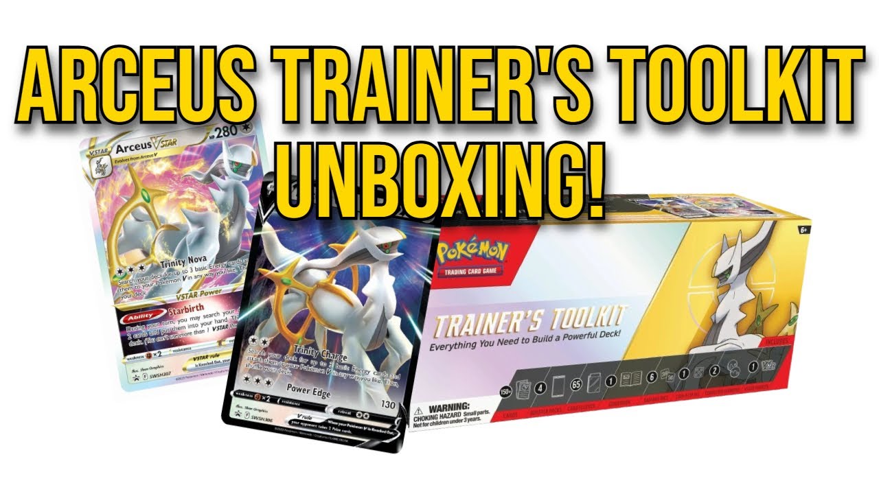 Trainer's Toolkit Arceus Unboxing - YouTube