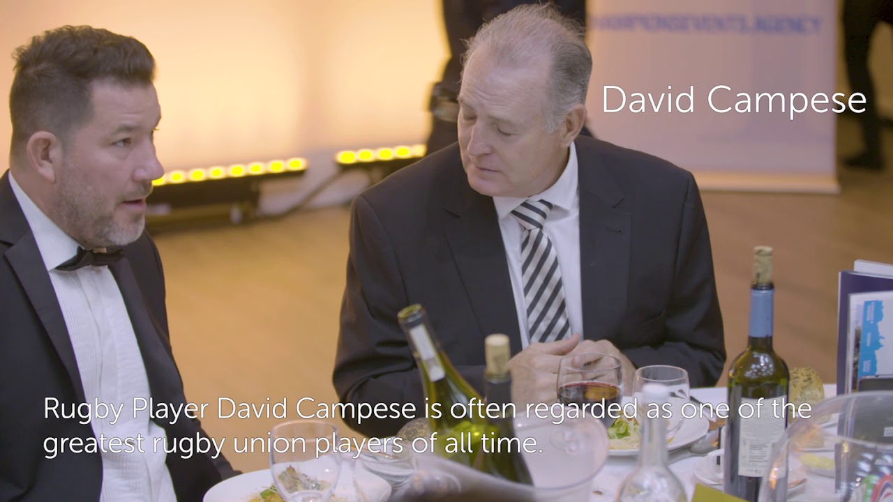 Champions Annual Rugby Legends Dinner 2019 - YouTube