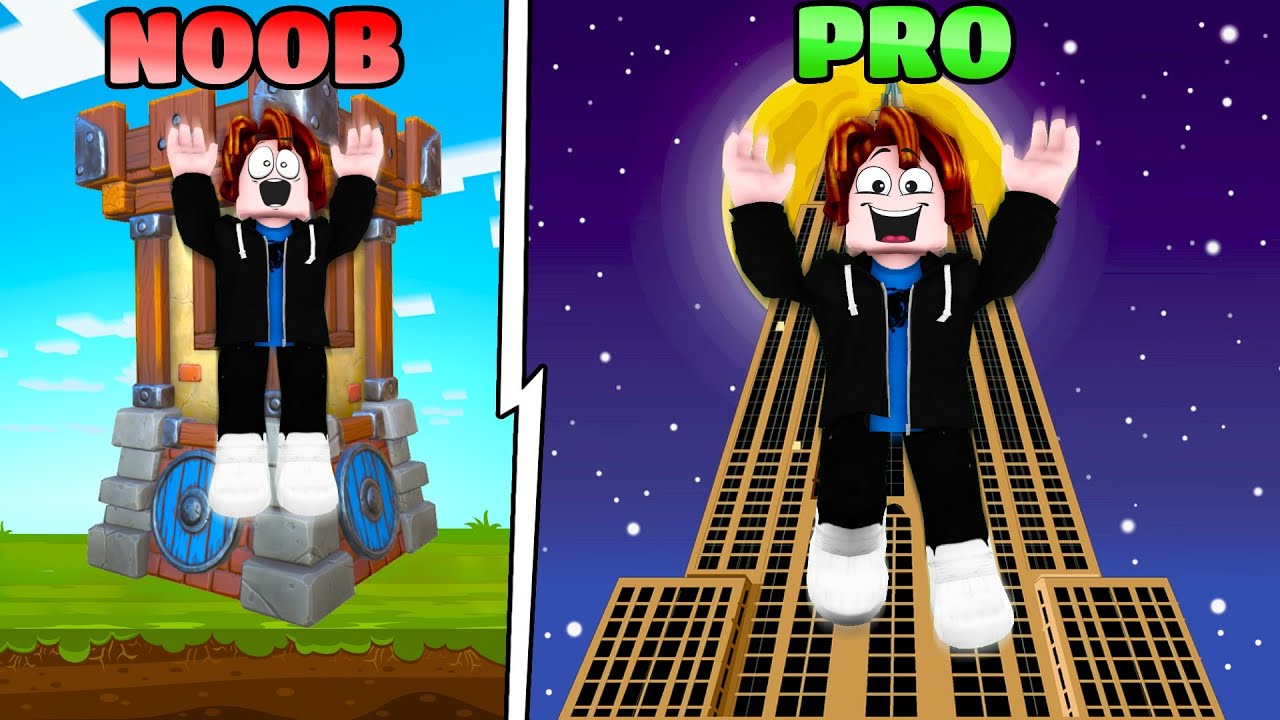 I JUMP FROM A 2700 FT BUILDING IN ROBLOX - YouTube