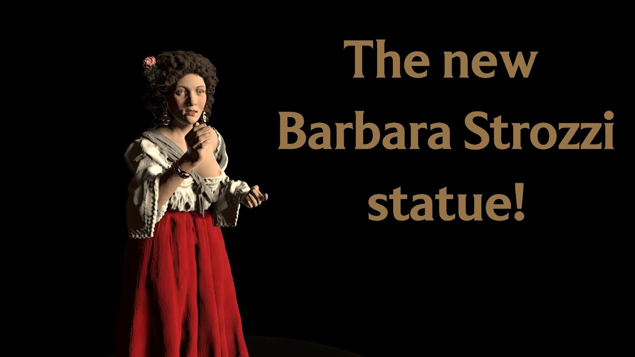Barbara Strozzi - The new statue! - YouTube