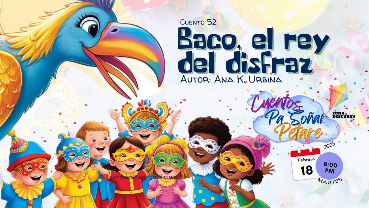 Video cuento 52 Baco, el rey del disfraz - YouTube