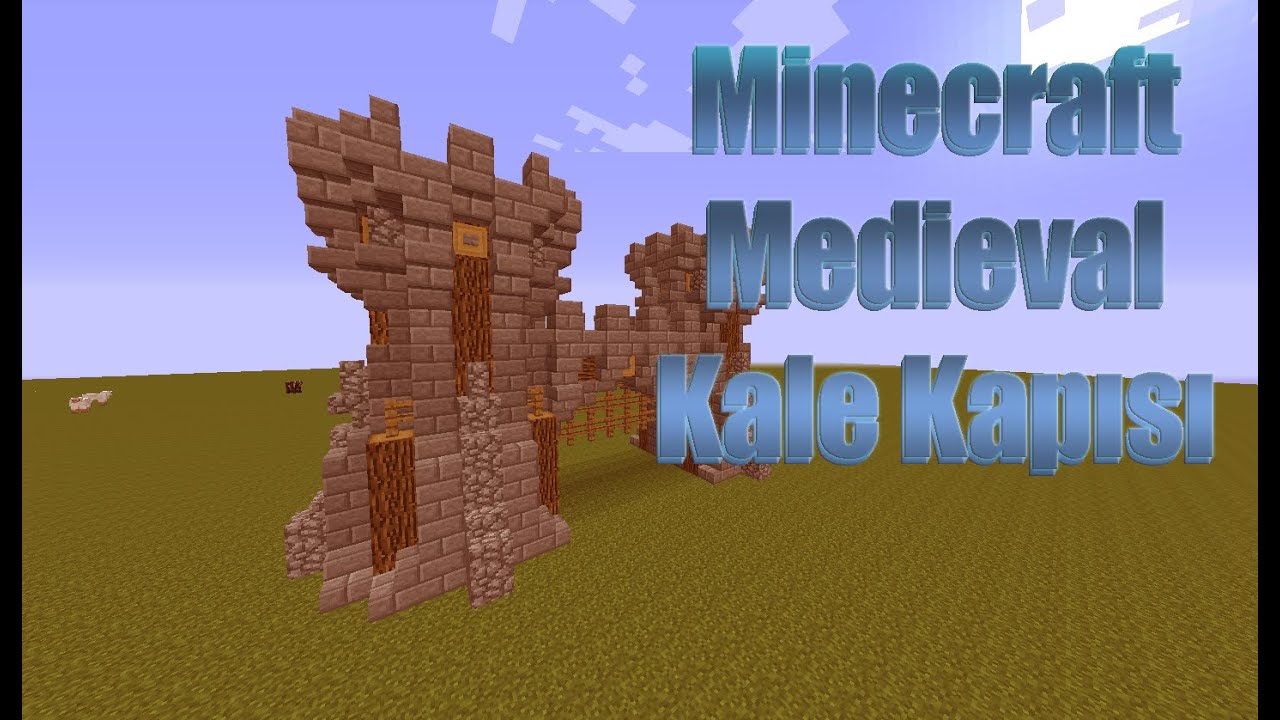 Minecraft Medieval Kale Kapısı Yapimi-EkalGaming - YouTube