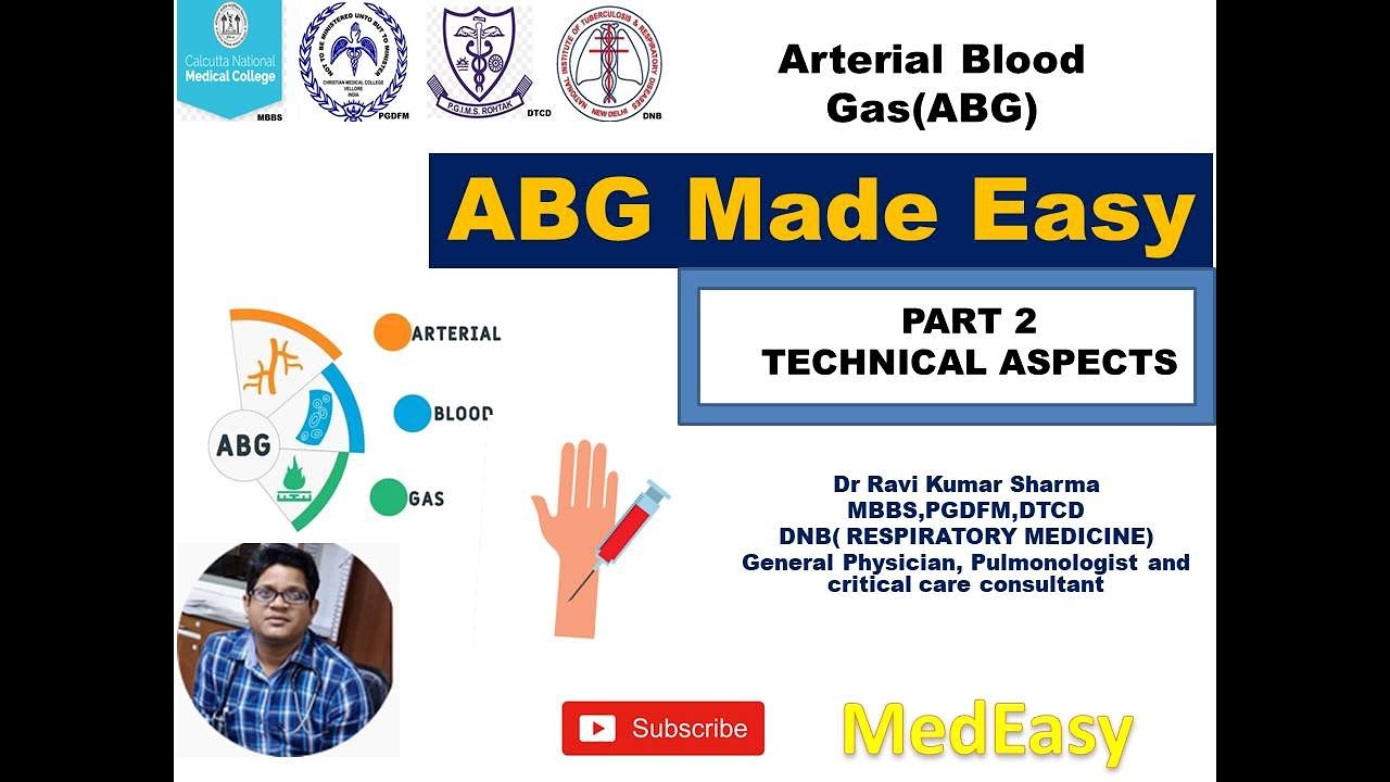 ABG Made Easy PART 2; Technical aspects of ABG sample analysis - YouTube