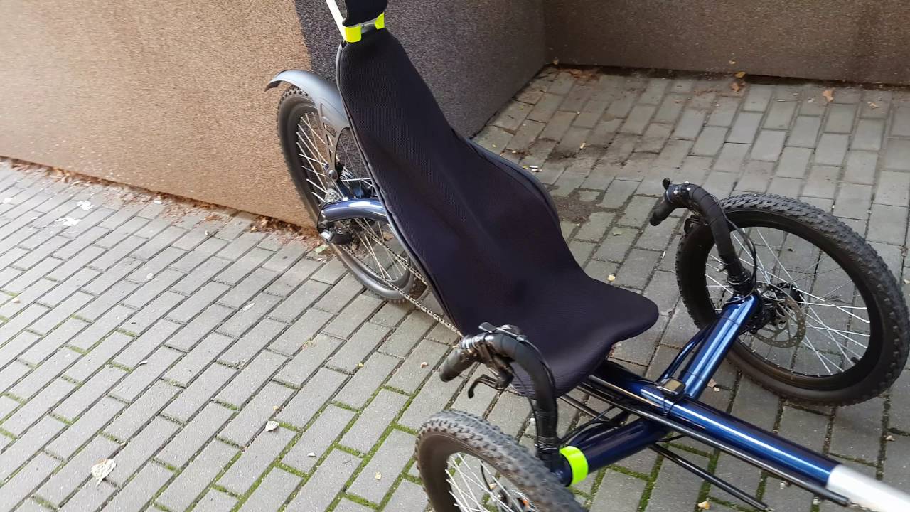 3 wheel electric bike prototype handmade - YouTube