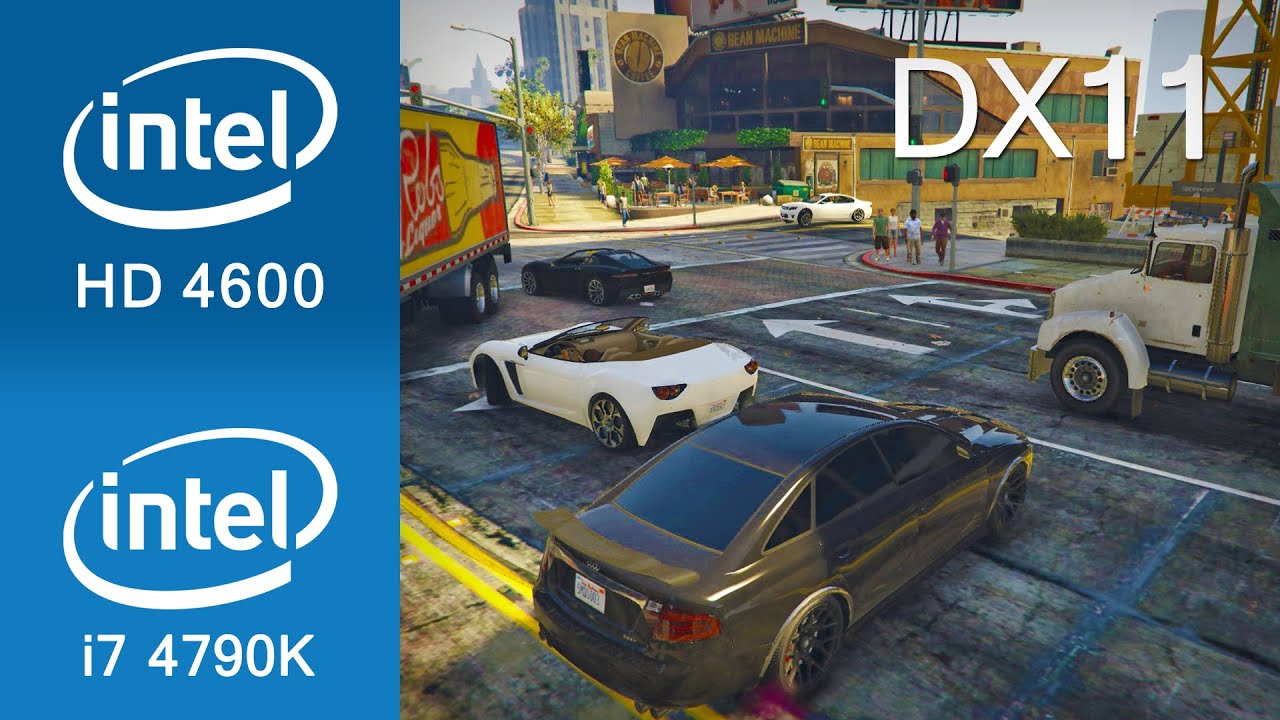 Grand Theft Auto 5 Gameplay Intel HD 4600 (DirectX 11) - YouTube