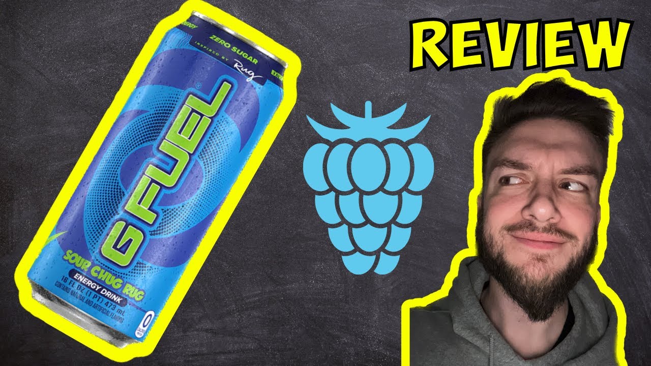 G Fuel Sour Chug Rug Energy Drink Review - YouTube