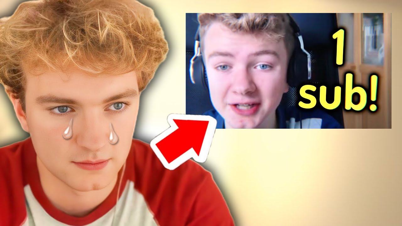 TommyInnit React To His First Ever Stream & Video - YouTube