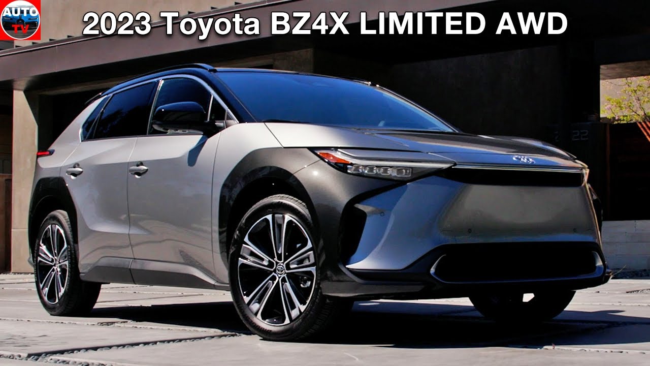 2023 Toyota BZ4X Limited AWD in Heavy Metal with Black - YouTube