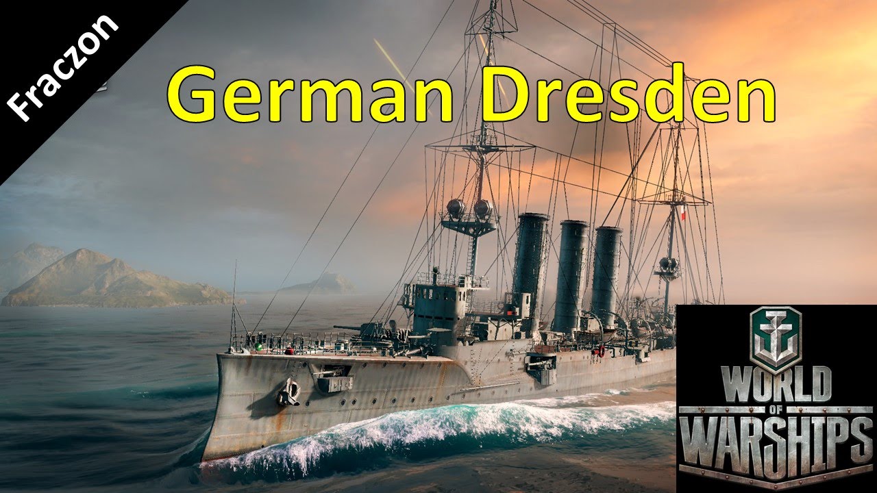 World of Warships - Dresden german cruiser line - YouTube