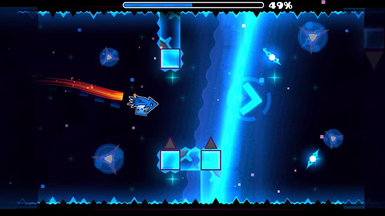 Geometry dash - [ Ice gauntlet #5 ] - Polihedral by Creatorfreeze - YouTube