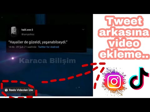 Tweet arkasına Video eklemek | Basit Anlatım