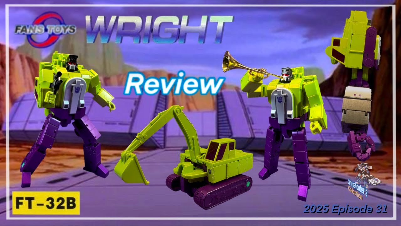 FansToys FT-32B Wright / Constructicon Scavenger Review - YouTube