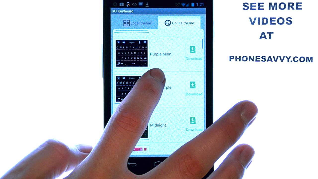 Go Keyboard - App Review - Type with Fashion - Swype texting included ...