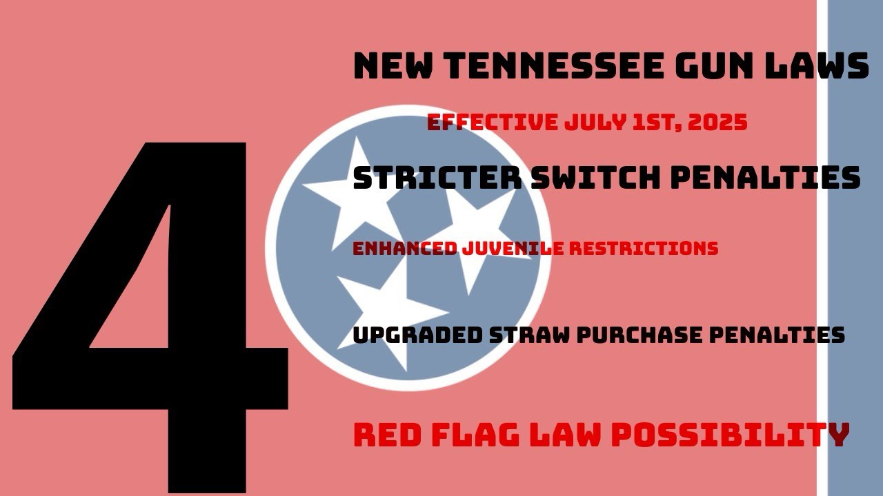 4 New Tennessee Gun Laws - 2025 - YouTube