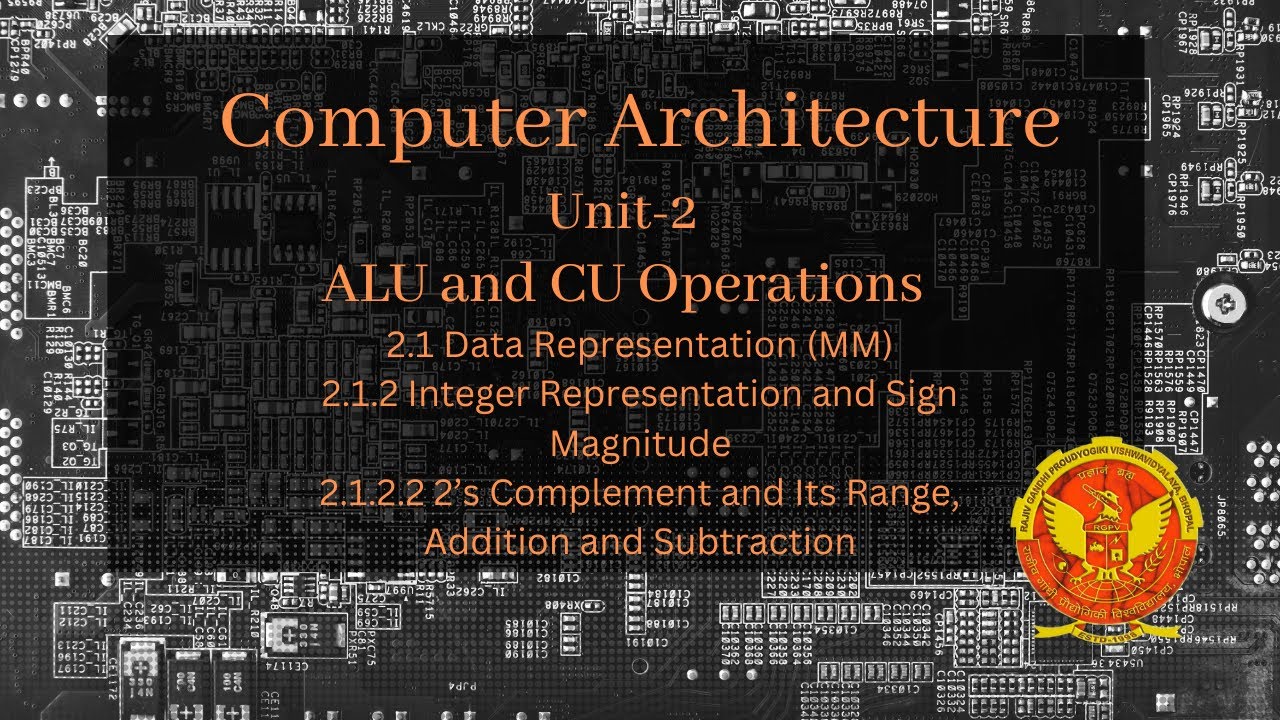 2.1.2.2 2’s Complement & its Range, Addition & Subtraction | UNIT 2 | IT402 | Computer ...