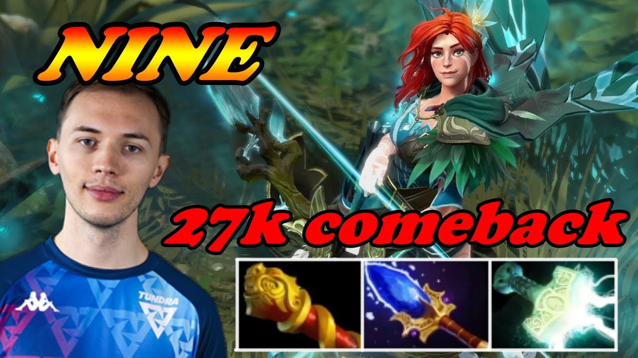 Nine Windranger super hard game 27k comeback | Giveaway | Dota 2 Pro ...