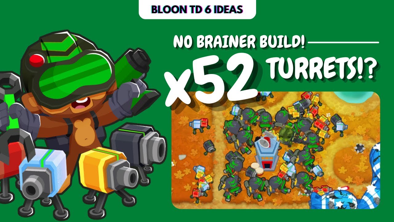 EASY No Brainer Win w/ Engineer Turrets! | Bloons TD 6 - YouTube