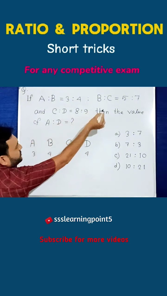 Ratio And Proportion Tricks | Maths on Ratio Proportion| Arithmetic Tricks|#shymal sir #shorts ...