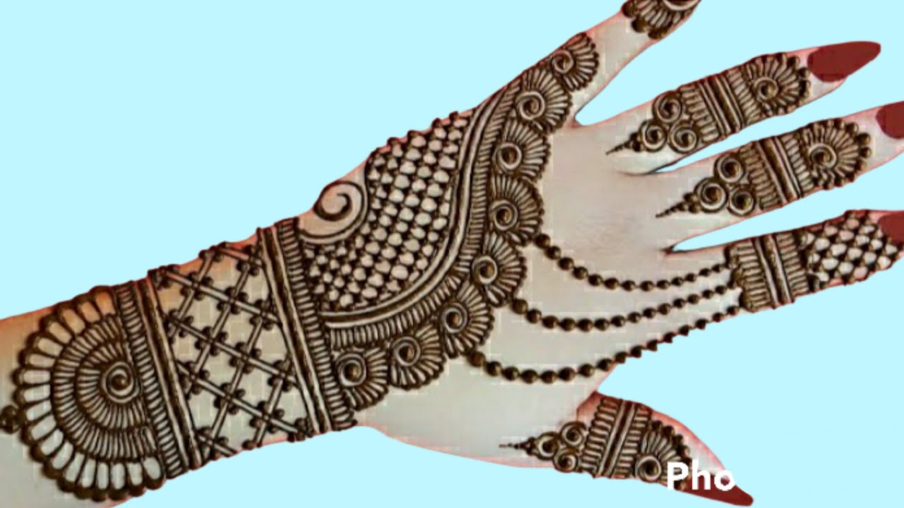 New Easy Mehndi Designs| Mehandi Ka Design| Simple Mehndi Design ...
