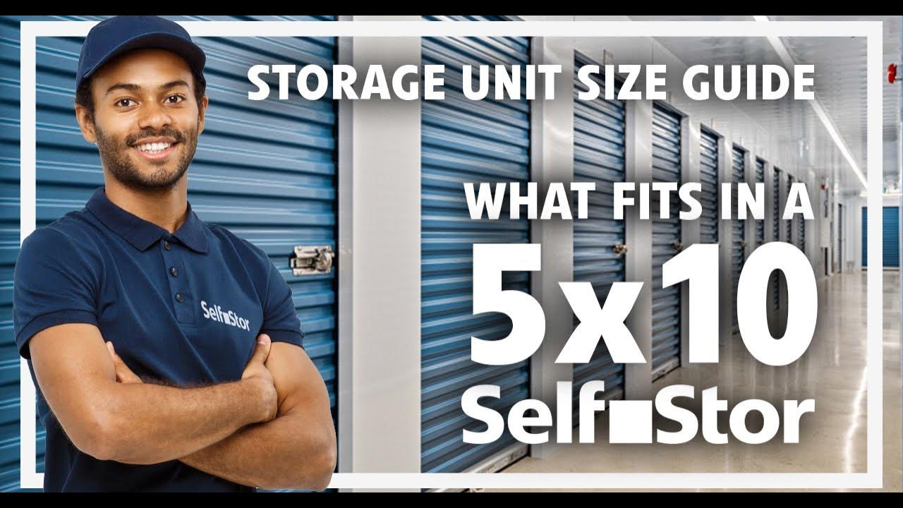 5x10 Storage Unit Size Guide | Self Stor Storage - YouTube