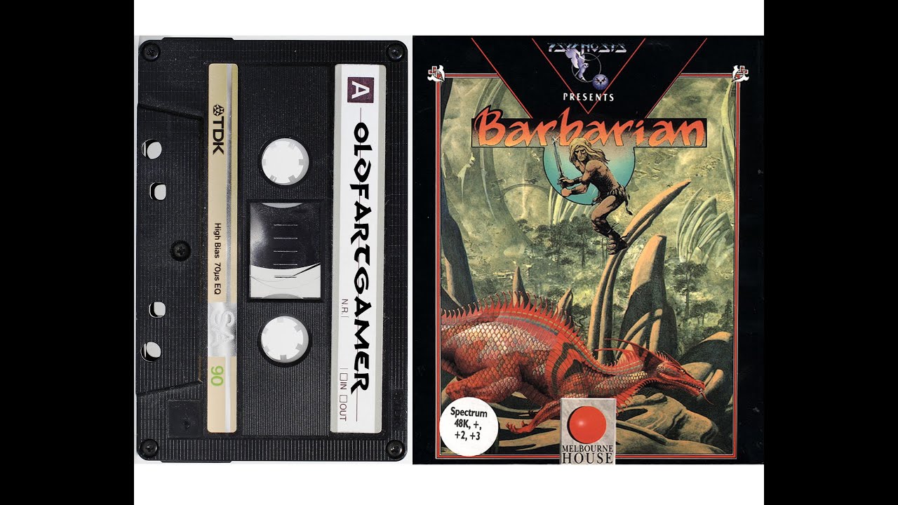 [1/2] Обзор и прохождение игры Barbarian 3 на ZX Spectrum - YouTube