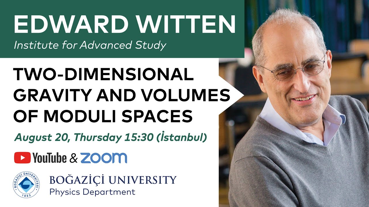 Edward Witten - Two-Dimensional Gravity and Volumes of Moduli Spaces ...