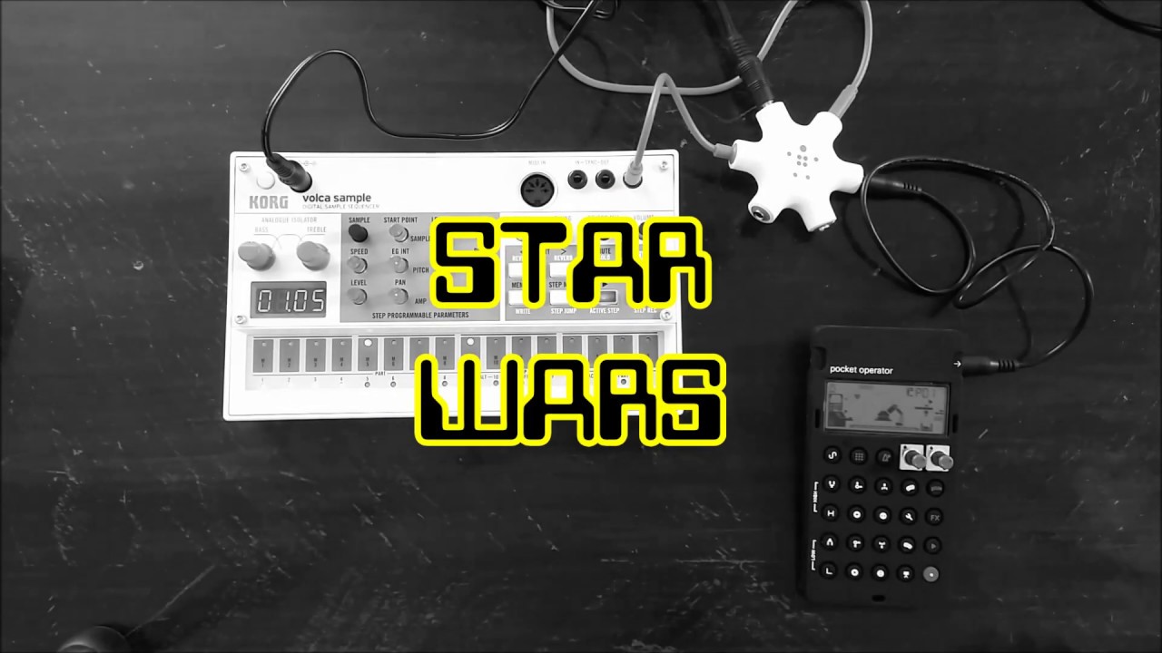 Star Wars microJAM (PO-28 + Volca Sample) - YouTube