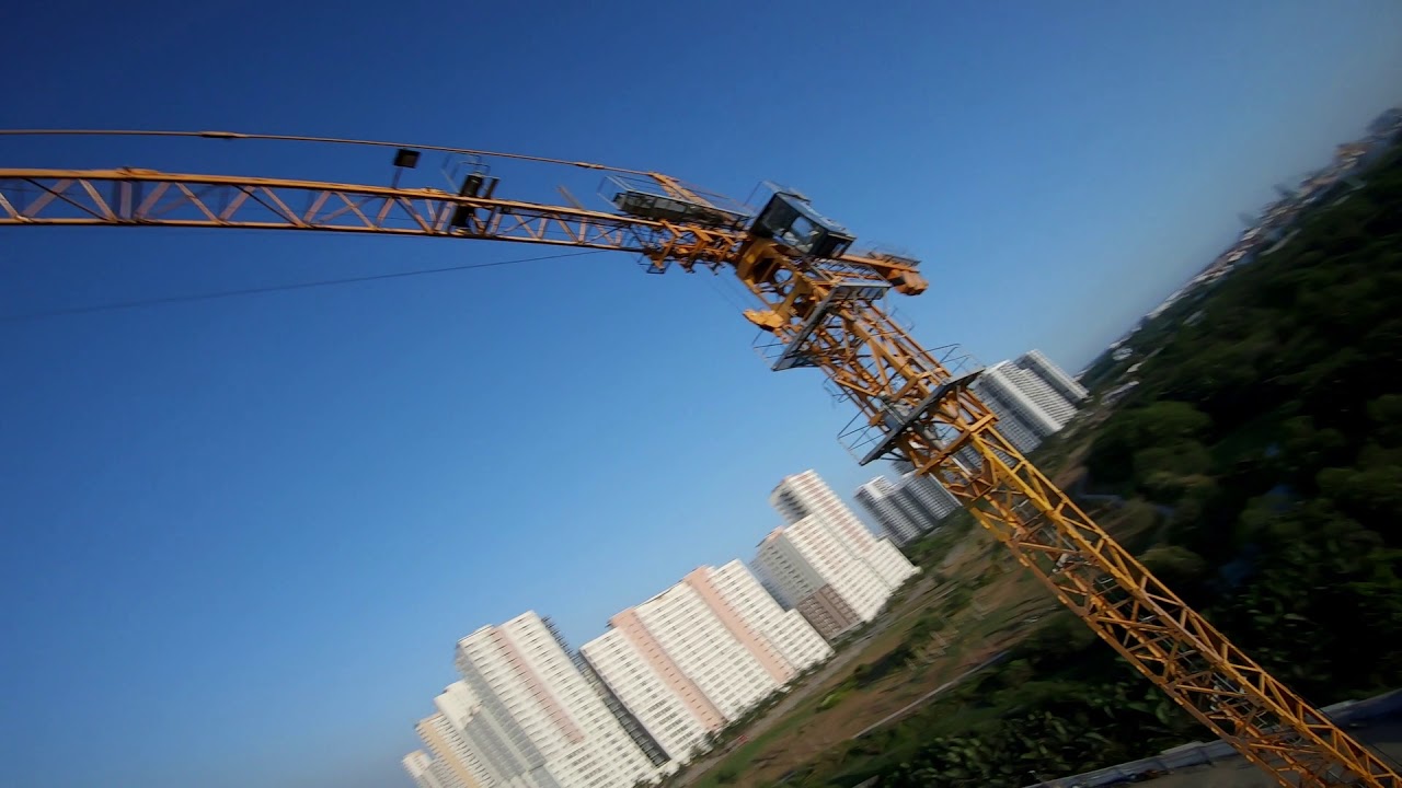 My First Crane Diving - YouTube