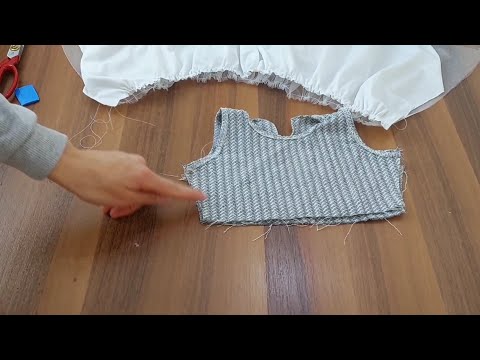 ✨️kolay anlatımlı çocuk tüllü fırfırlı elbise dikimi🧚‍♂️
