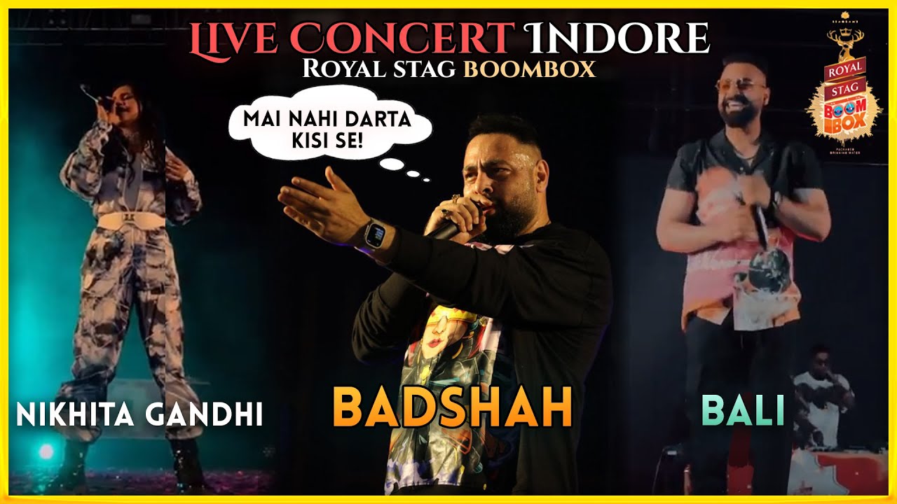 BADSHAH GIVES OPEN CHALLENGE IN LIVE CONCERT🤯|| NIKHITA GANDHI LIVE ...