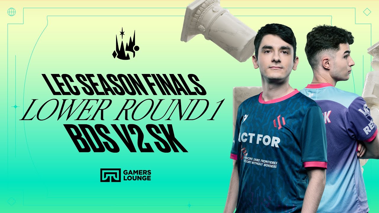 [GR] BDS vs SK | LEC Season Finals 23 | Lower Bracket Round 1 - YouTube