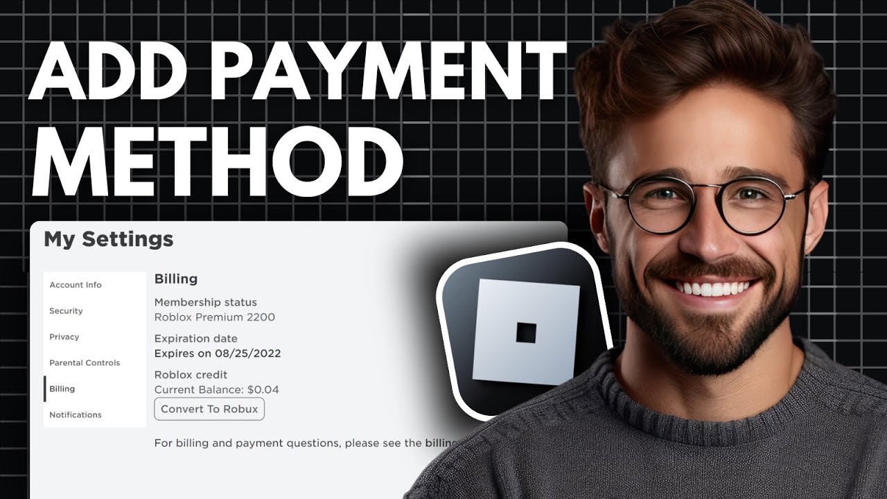 How to Add Payment Method on Roblox - Step by Step - YouTube