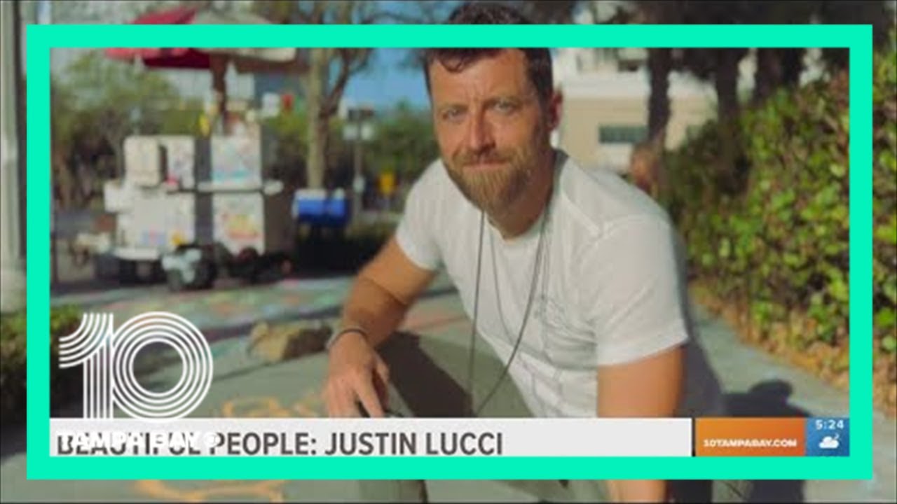 Beautiful People: Justin Lucci is a local artist spreading love through ...