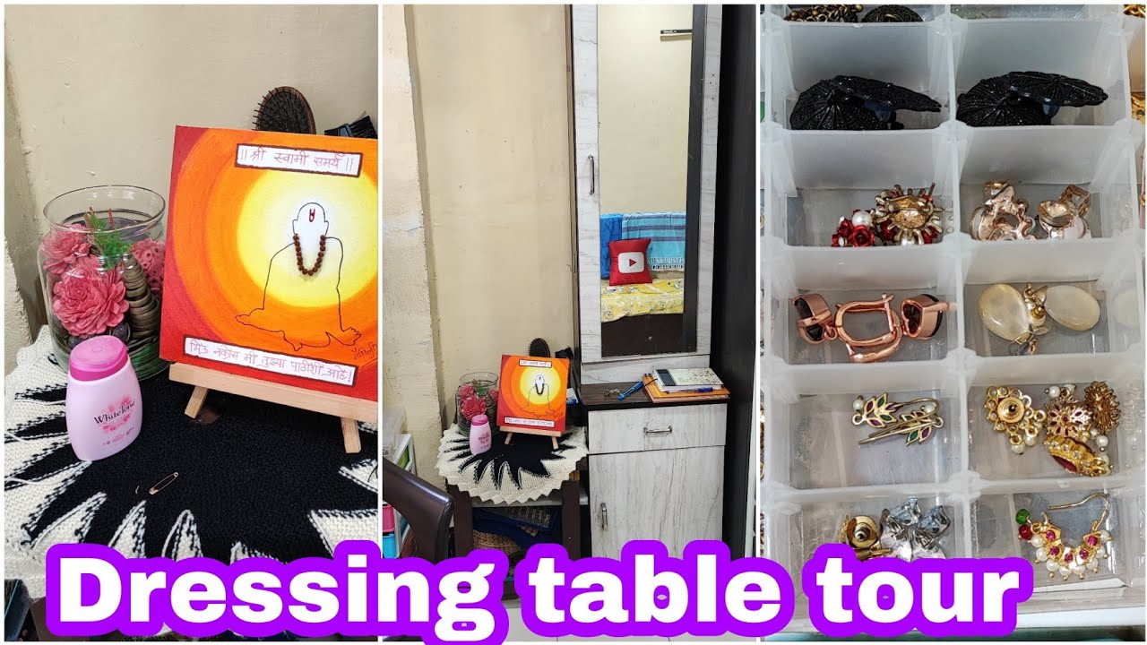 My dressing Table Tour......@HouseQueen11 @Parijat7608 - YouTube