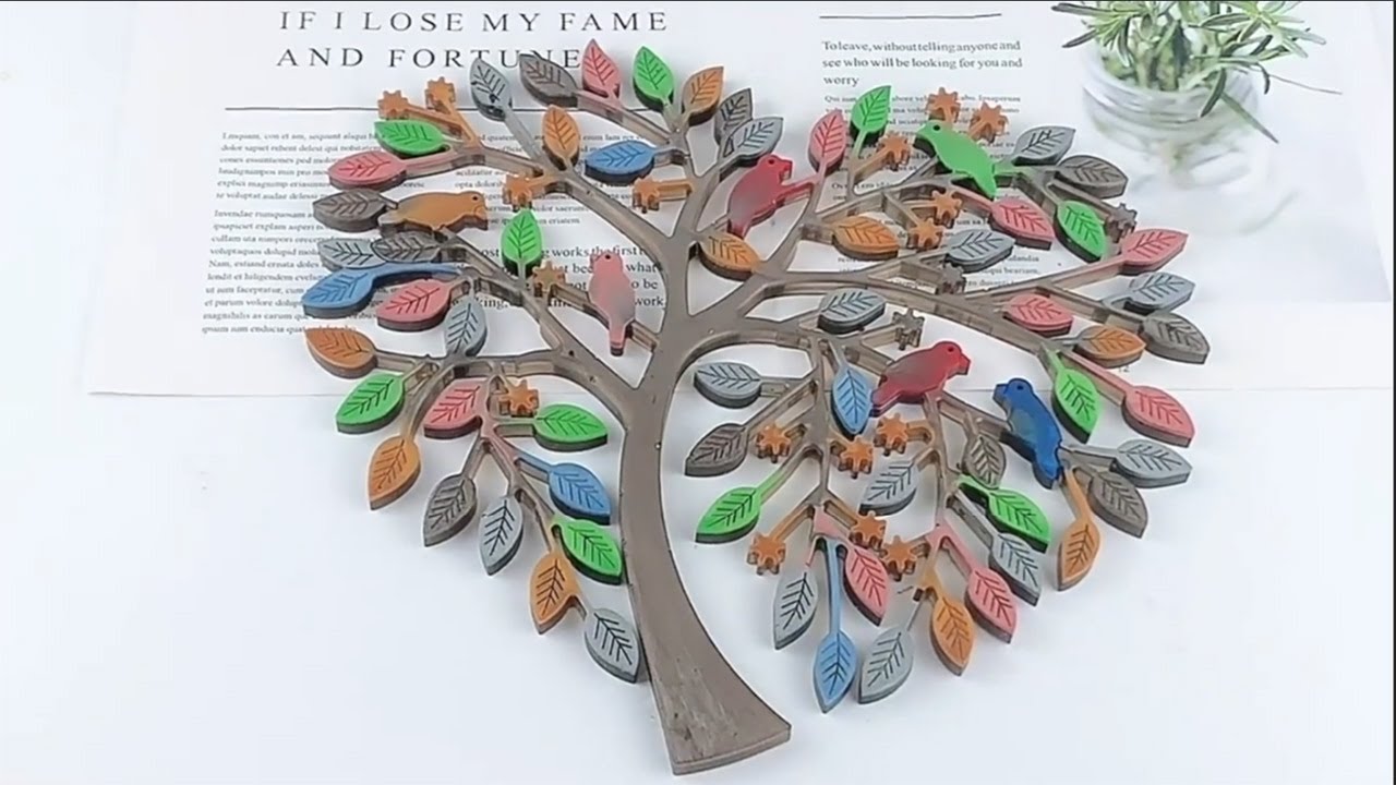 Heart-Shaped Celtic Tree of Life Wall Decor Resin Mold - YouTube