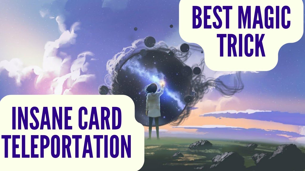 INSANE CARD TELEPORTATION MAGIC | BEST MAGIC TRICK @streetmagiciandude ...